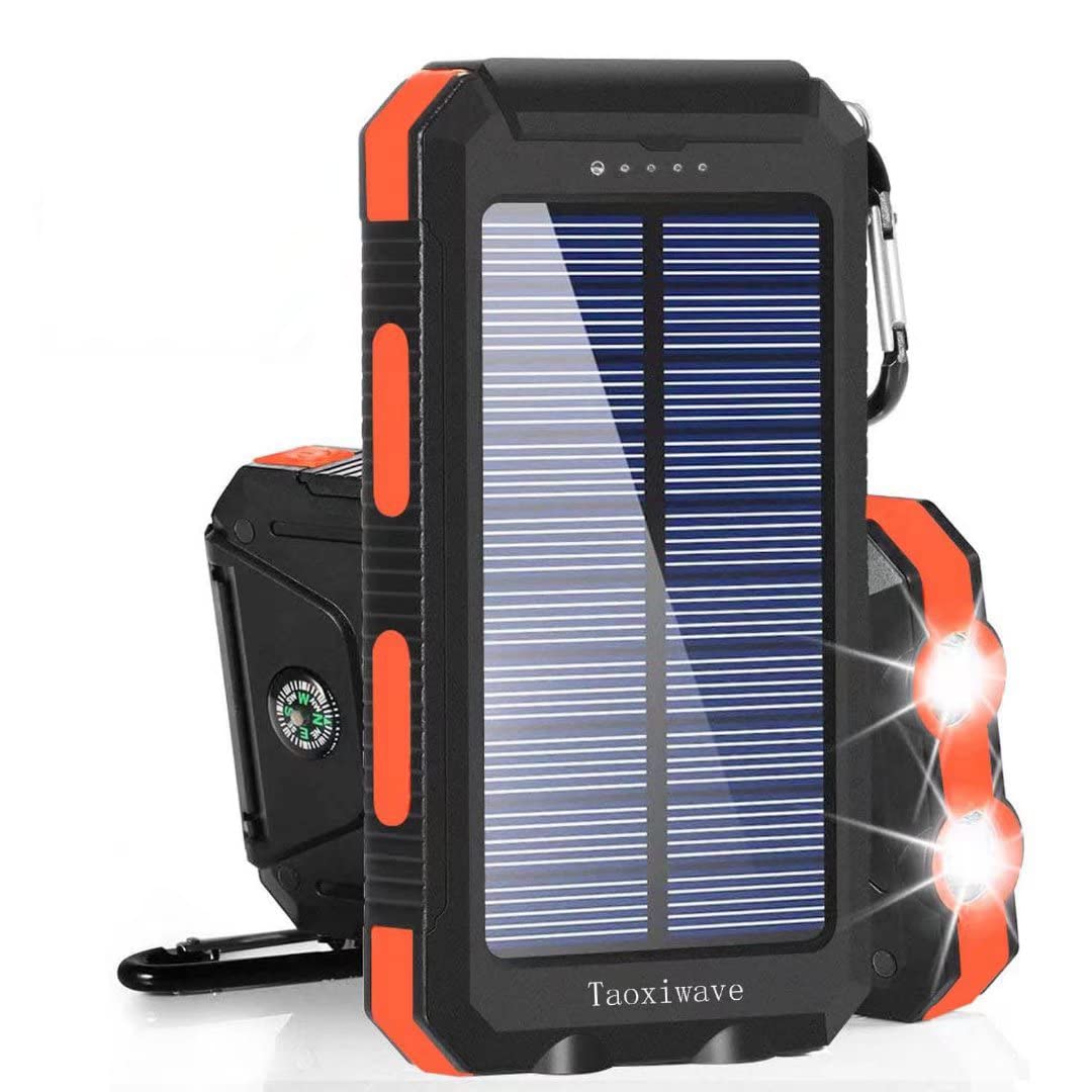 Mua Solar-Power-Bank-Portable-Charger ,Solar Charger Fast Charging ...