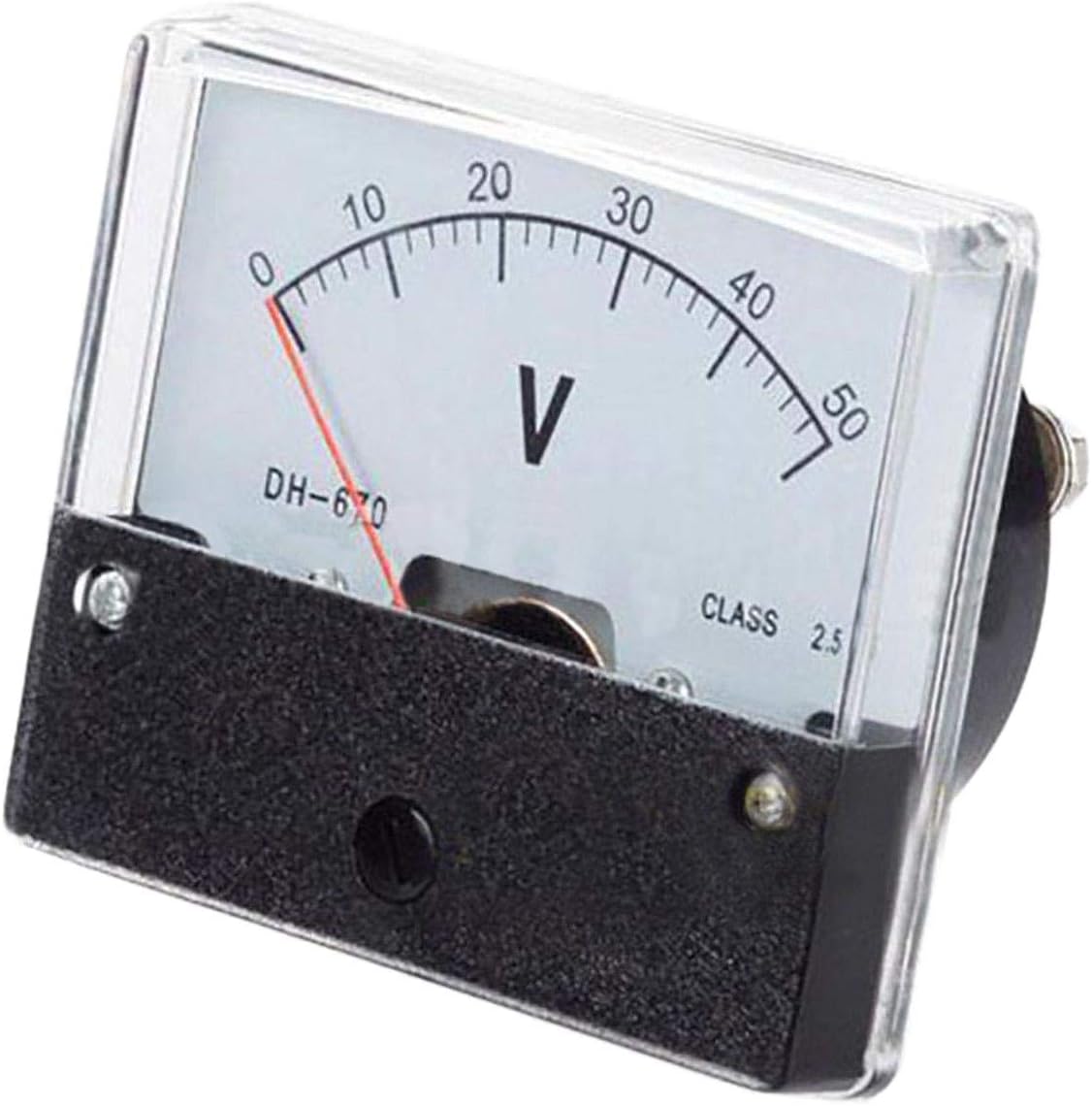 Analog Panel Volt Meter Voltmeter Gauge DH-670 0-50V DC - - Amazon.com