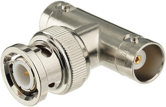 Amazon.co.jp： BNC分岐コネクター メス⇔メス⇔オス T分岐コネクター BNC-JJP 分配・接続・変換・中継用 DIY [2個セット]: 家電・カメラ