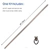 4ft Ground Rod Kit - 5/8'' Bonded Electrical Copper Grounding Rod with ...