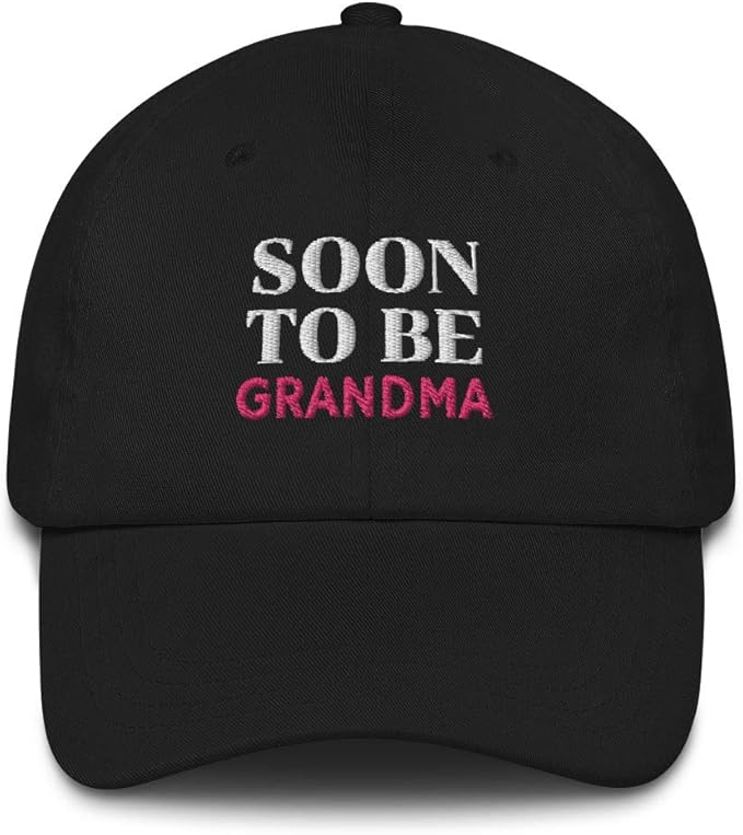 Soon to Be Grandma Embroidered Dad Hat Baseball Cap Cotton Adjustable ...