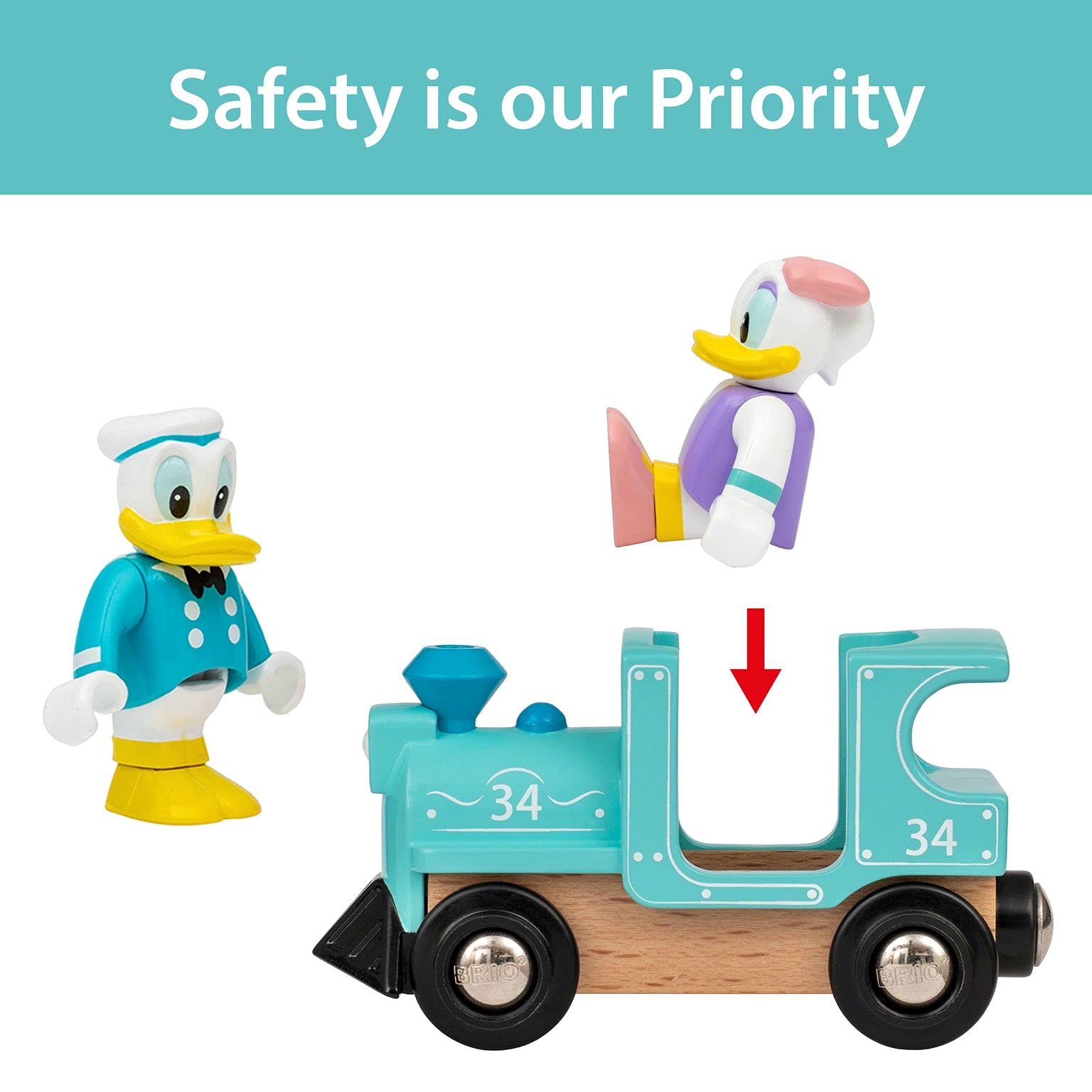 Mua BRIO 32260 Disney Mickey and Friends: Donald & Daisy Duck Train ...