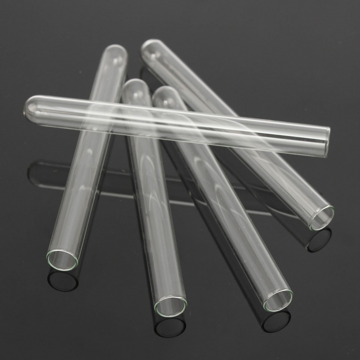 CynKen 10pcs 30x200mm Pyrex Glass Blowing Tubes Wall Test Tube ...