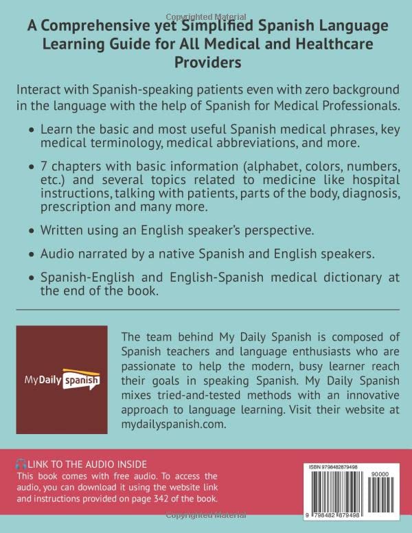 Spanish Medical Words And Phrases