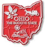 Amazon.com: Ohio Jumbo State Magnet by Classic Magnets, Collectible ...