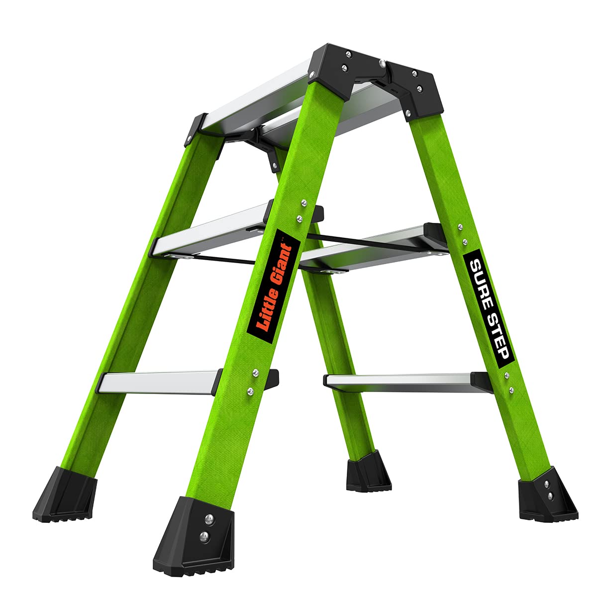 Mua Ladders, Sure Step, 3-Step, Double-Sided Step Stool, Fiberglass ...