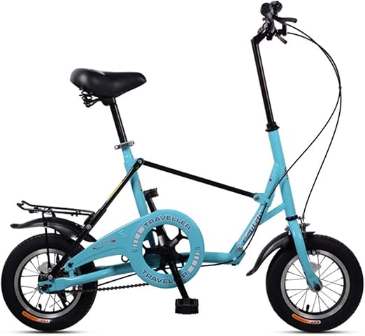 Mini Folding Bikes, 12 Inch Single Speed Super Compact Foldable Bicycle ...