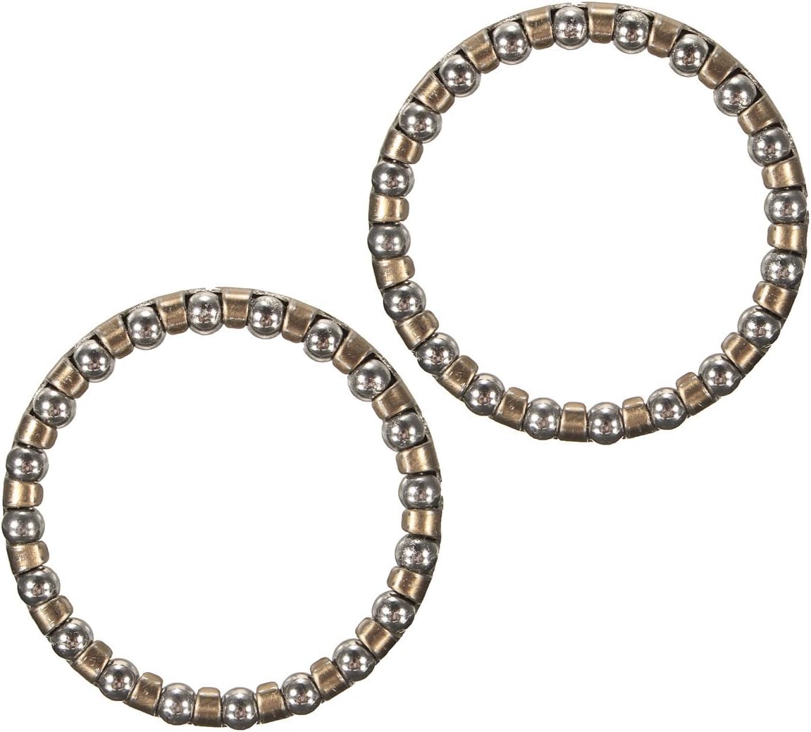 Kenthia 2 Pieces Bicycle Bike 1 1/8" Headset Caged Ball Bearing Race Cycling Headset Bearing ...