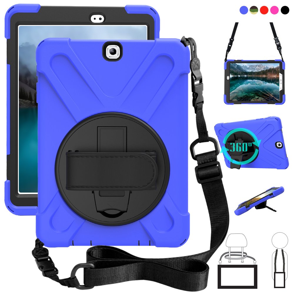 Amazon.com: Galaxy Tab S2 9.7 Case, dropproof High Impact Resistant ...