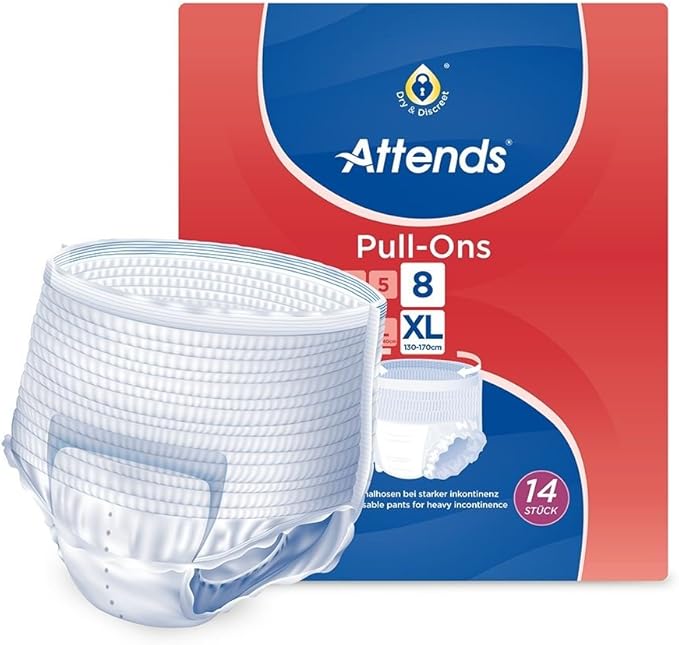 Attends Pull-Ons - 8 Extra Large - Pack Size: 56 (14X4): Amazon.co.uk ...