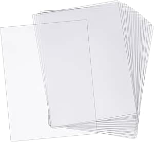 Amazon.com: AHANDMAKER 20 Pcs Clear Polystyrene Flexible Plastic Board ...