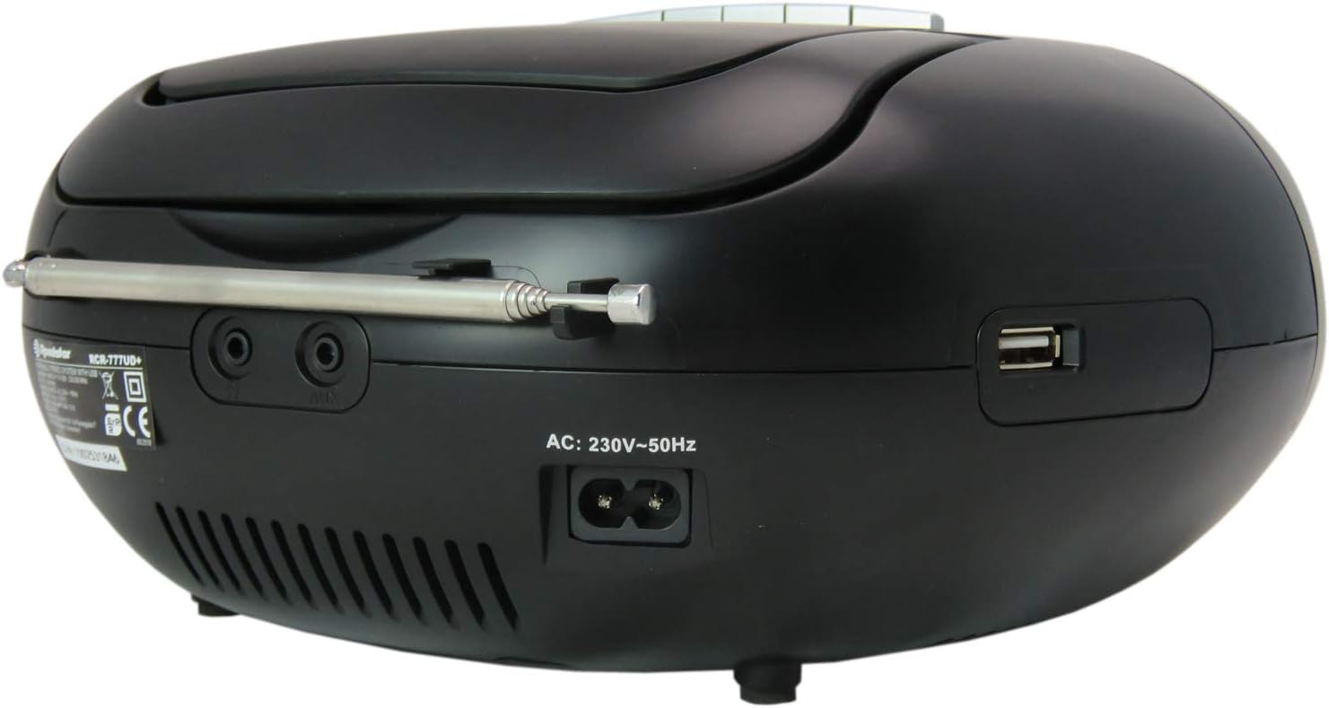 Roadstar RCR-777UD+ FM/DAB + Radio, CD Player & Cassette Tape Player ...