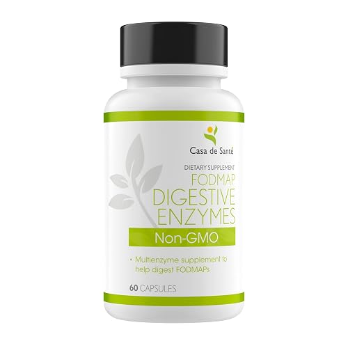 FODMAP Digestive Enzymes Certified| No High FODMAP inulin| FODMAP Keto ...
