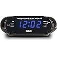Amazon.com: RCA USB Charging Clock Radio, .6” Blue LED Display ...
