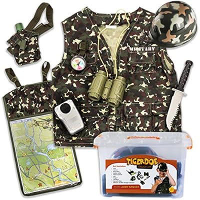 Tigerdoe Army Ranger Costume - Soldier Costumes for Kids with Case ...