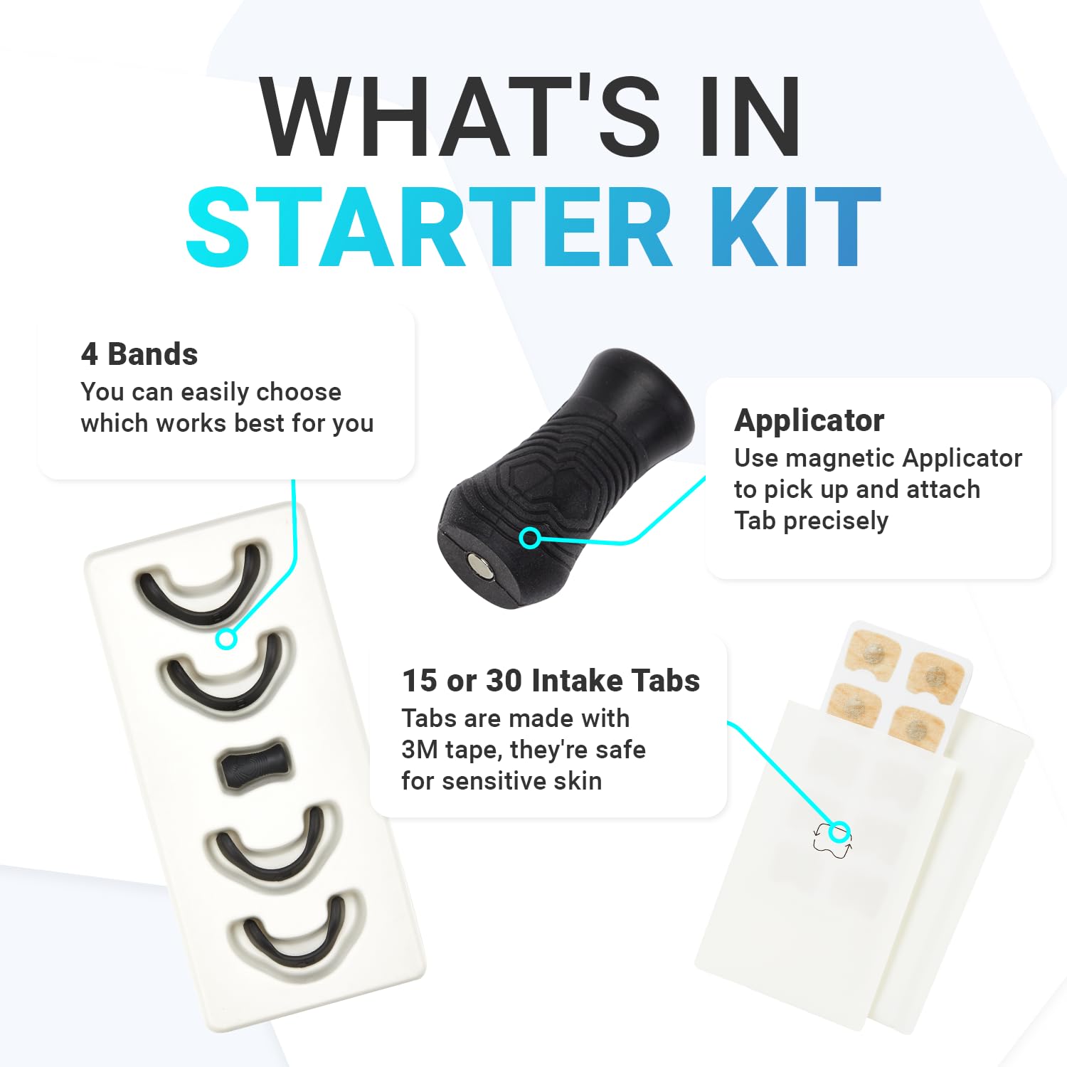 Mua Intake Breathing Nasal Strip Starter Kit (15 Count, White) - Boost ...
