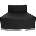 Amazon.com: Flash Furniture HERCULES Alon Series Black LeatherSoft ...