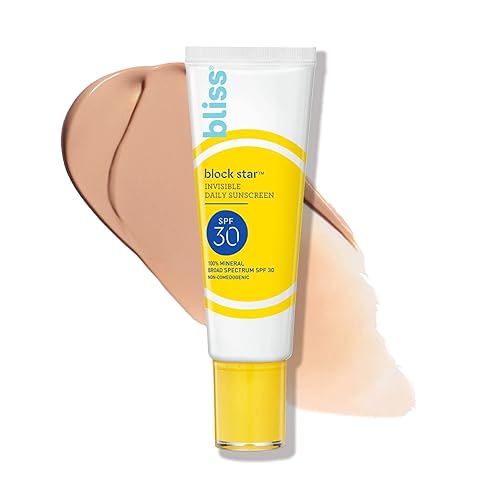 Bliss Block Star SPF 30 Invisible Daily Tinted Sunscreen with Zinc ...