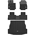 Amazon.com: 3W Floor Mats & Cargo Liner Fit Toyota RAV4 2019-2025 (Not for Hybrid or Prime) TPE ...
