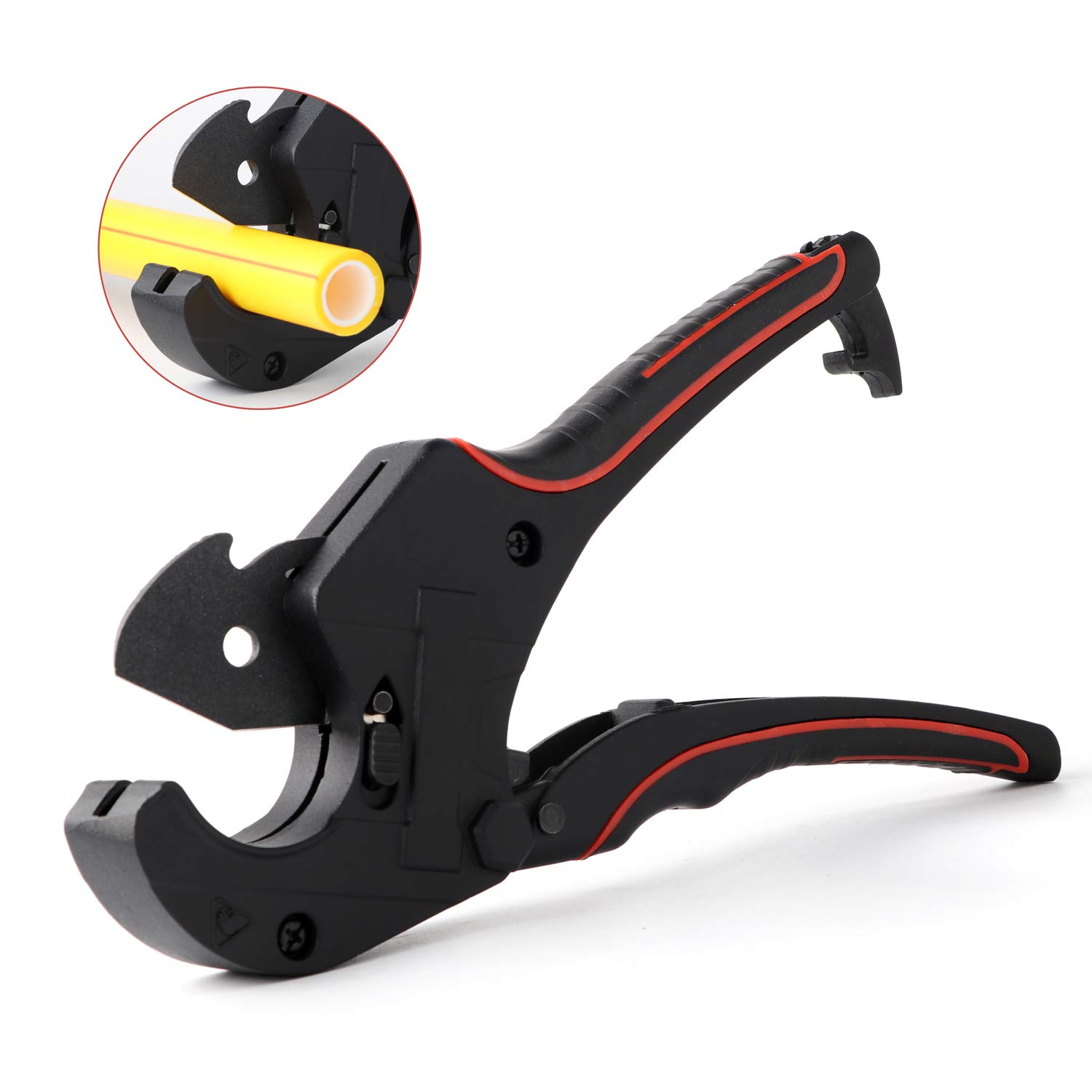 Buy GETUHAND Ratchet-type PVC Pipe Cutters, 1/8-inch to 2-1/2-inch Hose ...