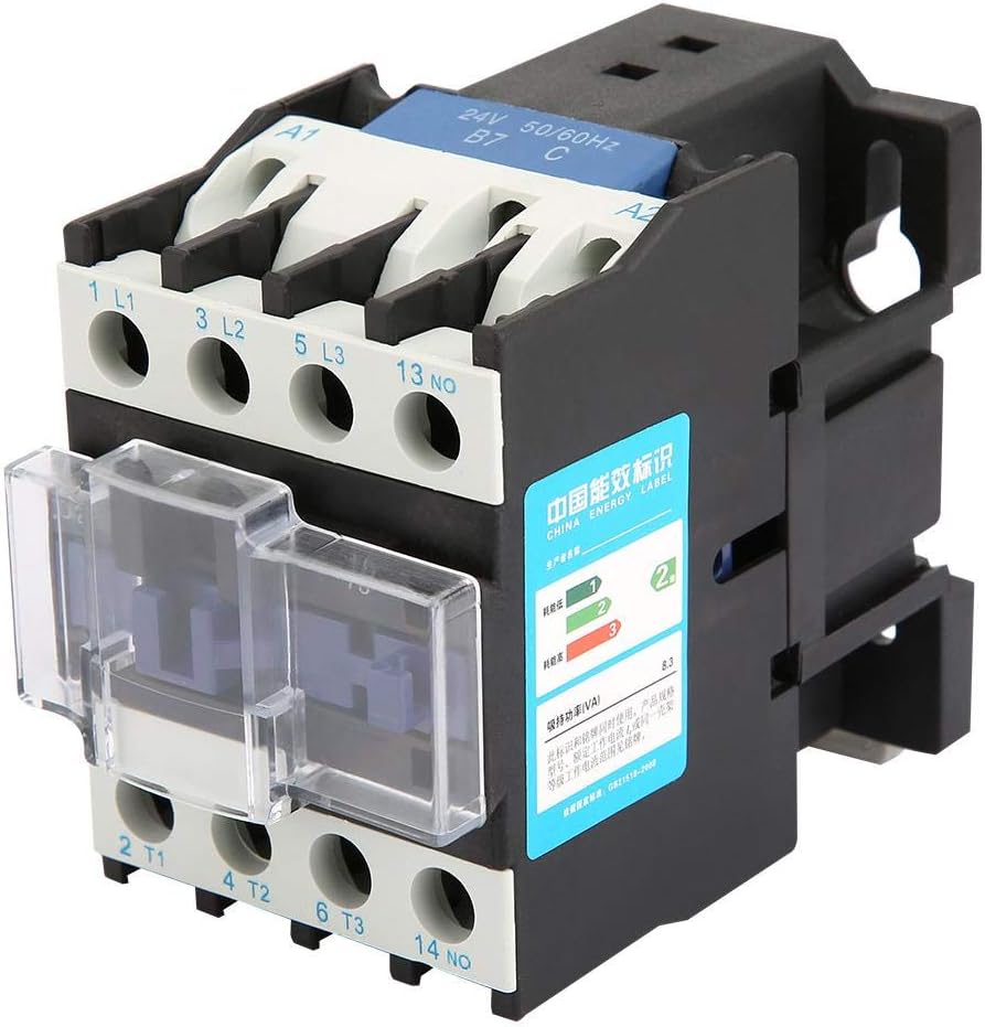 AC Contactor CJX2-2510 Rail Mount Contactor Electric Magnetic Contactor ...