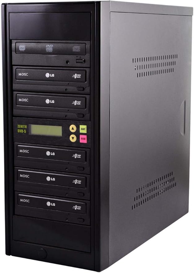 Zenith 5 Dvd Optical Disc Duplicator Copier Machine: Buy Online at Best ...