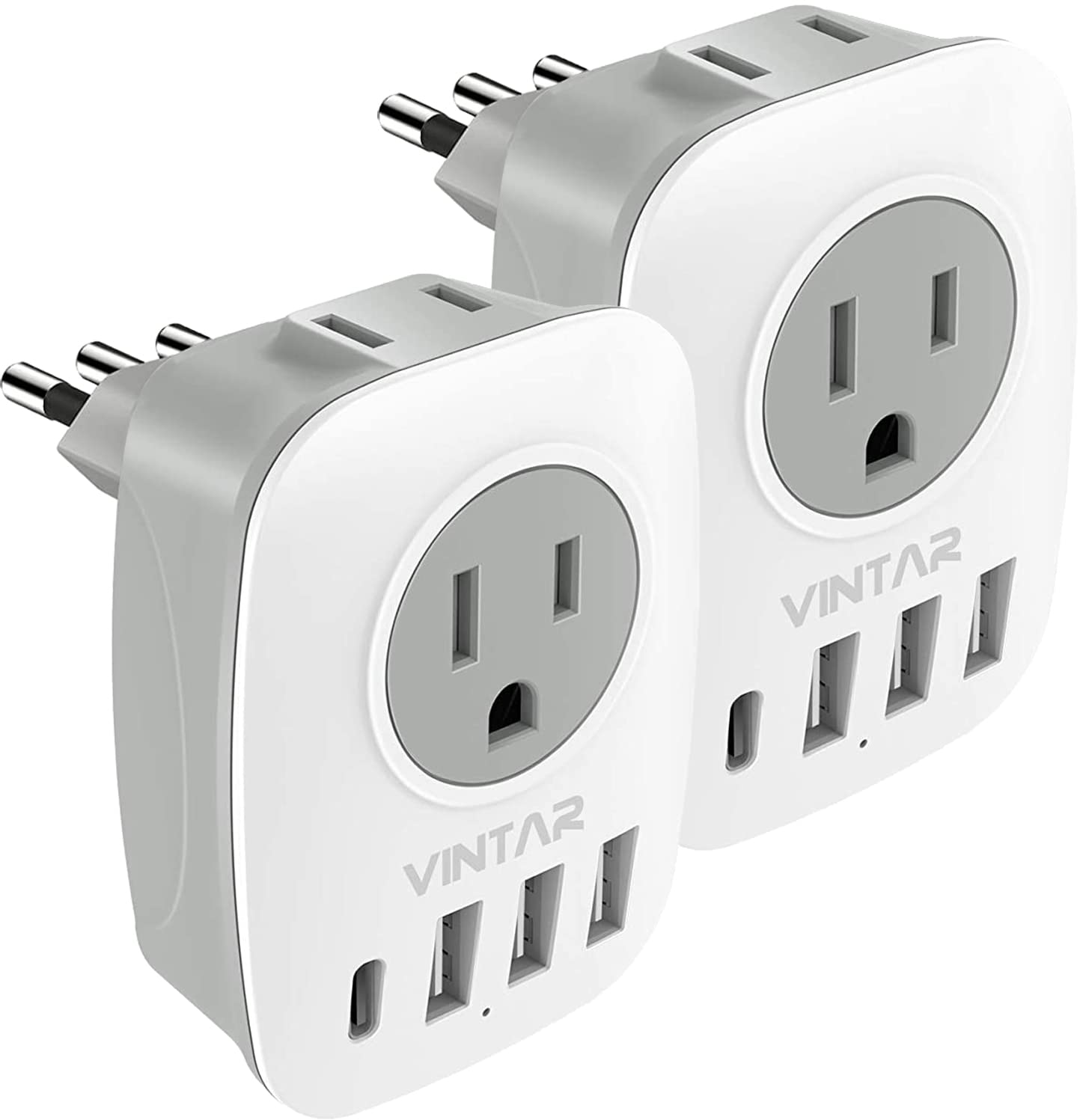 Mua [2-Pack] Italy Power Adapter, VINTAR Italy Travel Plug Adapter with ...