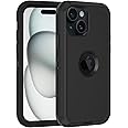 Amazon.com: for iPhone 15 Case, with Built in Screen Protector Heavy ...
