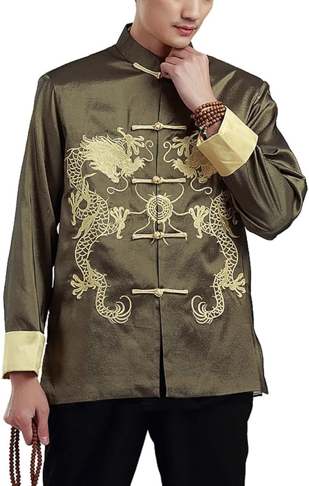 Tang Suit Man Traditional Chinese Clothing Suits Hanfu Spring festival ...