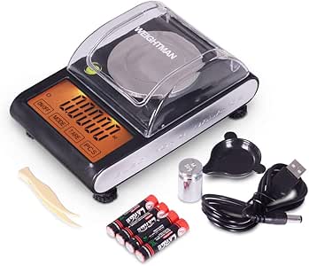 Amazon.com: WEIGHTMAN Digital Milligram Scale 50g / 0.005g, Touch ...