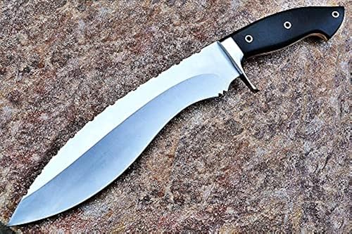 BIGCAT ROAR Handmade D2 Steel Hunting Knife - Bushcraft Fixed Blade ...