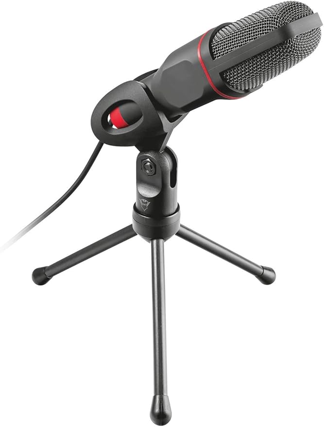 Trust Gaming GXT 212 Mico USB Microphone on Tripod (Mic with 3.5mm and ...