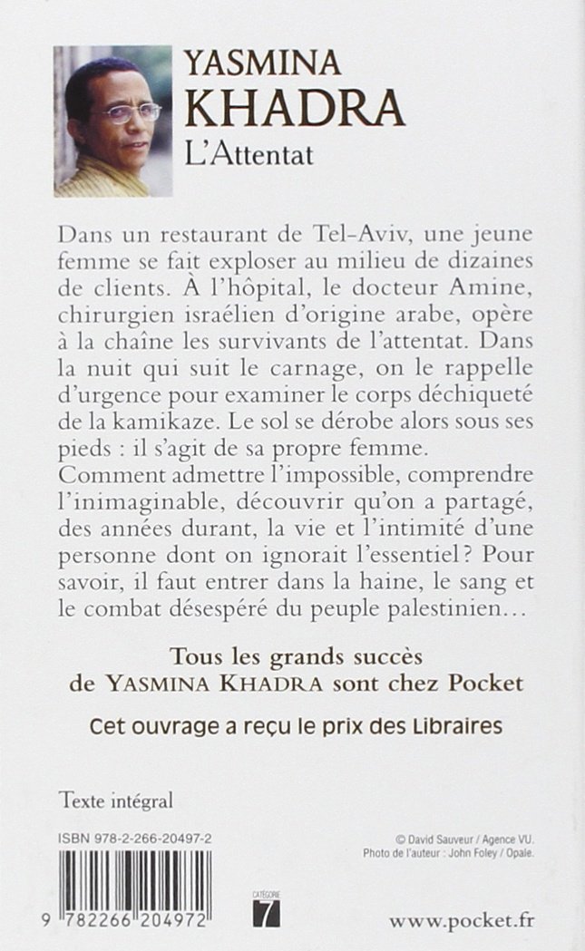l'attentat yasmina khadra critique