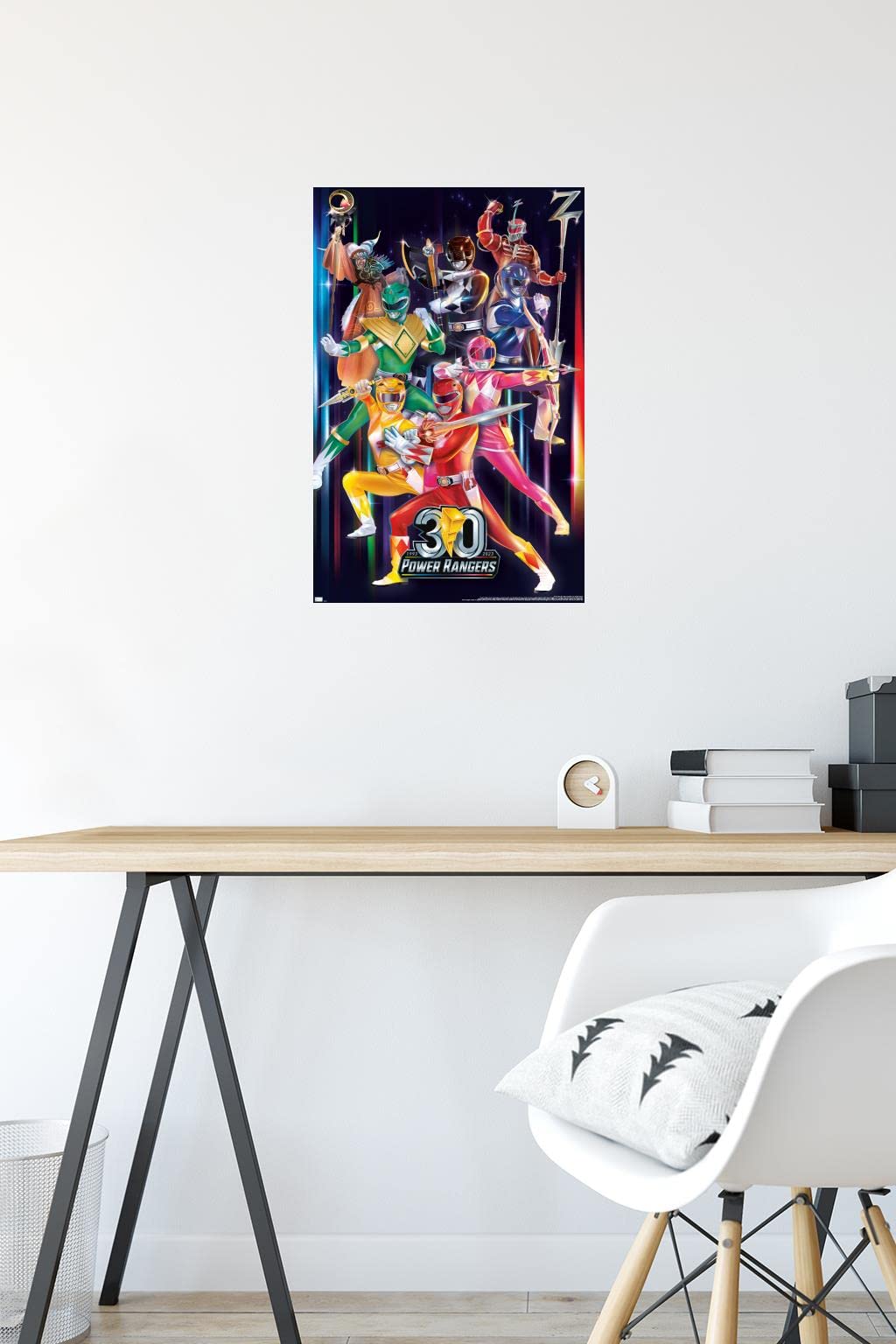 Trends International Power Rangers - 30th Group Wall Poster, 14.72" X ...