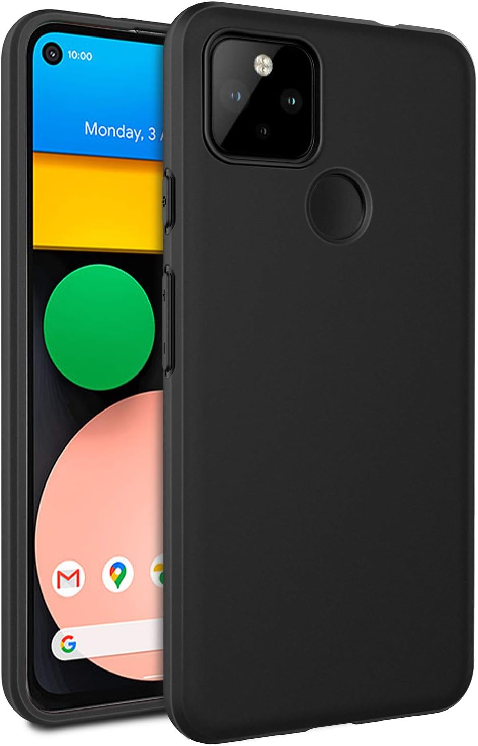 Amazon.com: EasyAcc Slim Case for Google Pixel 4a 5G, Matte Black Thin ...