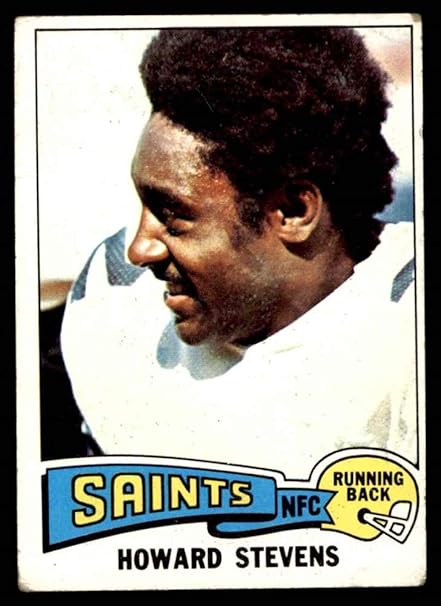 Amazon.com: 1975 Topps # 434 Howard Stevens New Orleans Saints ...