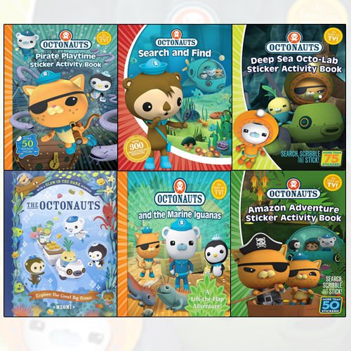 Octonauts Childrens Novelty And Activity Book Collection 6 Books Set ...