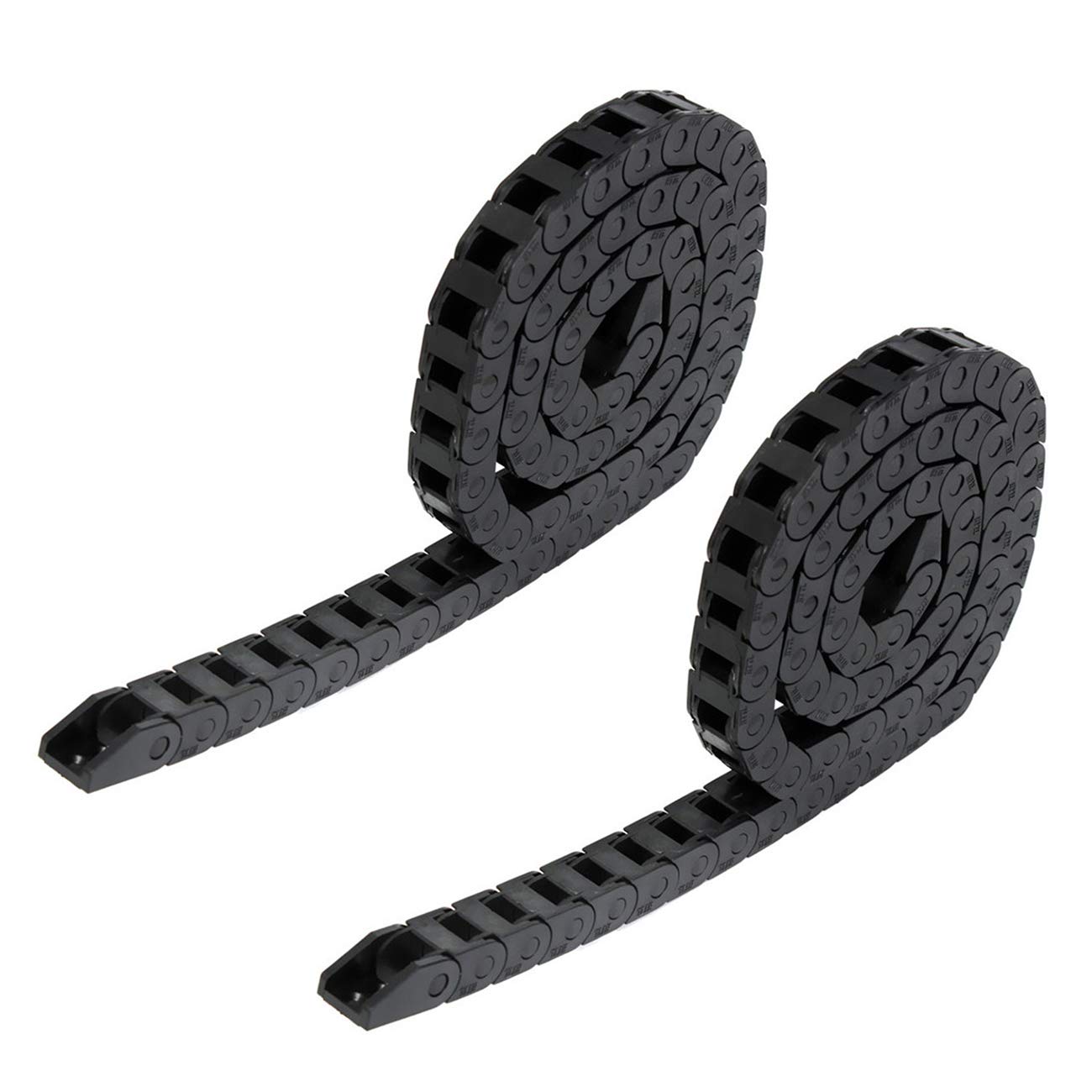 Buy Sunhokey Black Plastic Flexible Nested Drag Chain Cable Wire ...