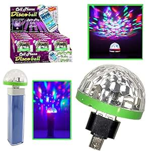 Amazon.com: Cell Phone USB Disco Ball 2 Pack: 3oak's