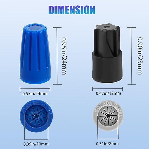 Waterproof Electrical Connectors 30-Pack Waterproof Wire Connectors (12 ...