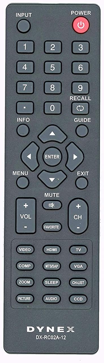 Amazon.com: New Original DYNEX DX-RC02A-12 LCD LED TV Remote For DX ...