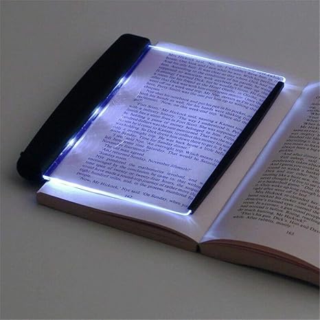 W Weiluogao Lightwedge Book Light, Book Glow Reading Light, Led ...