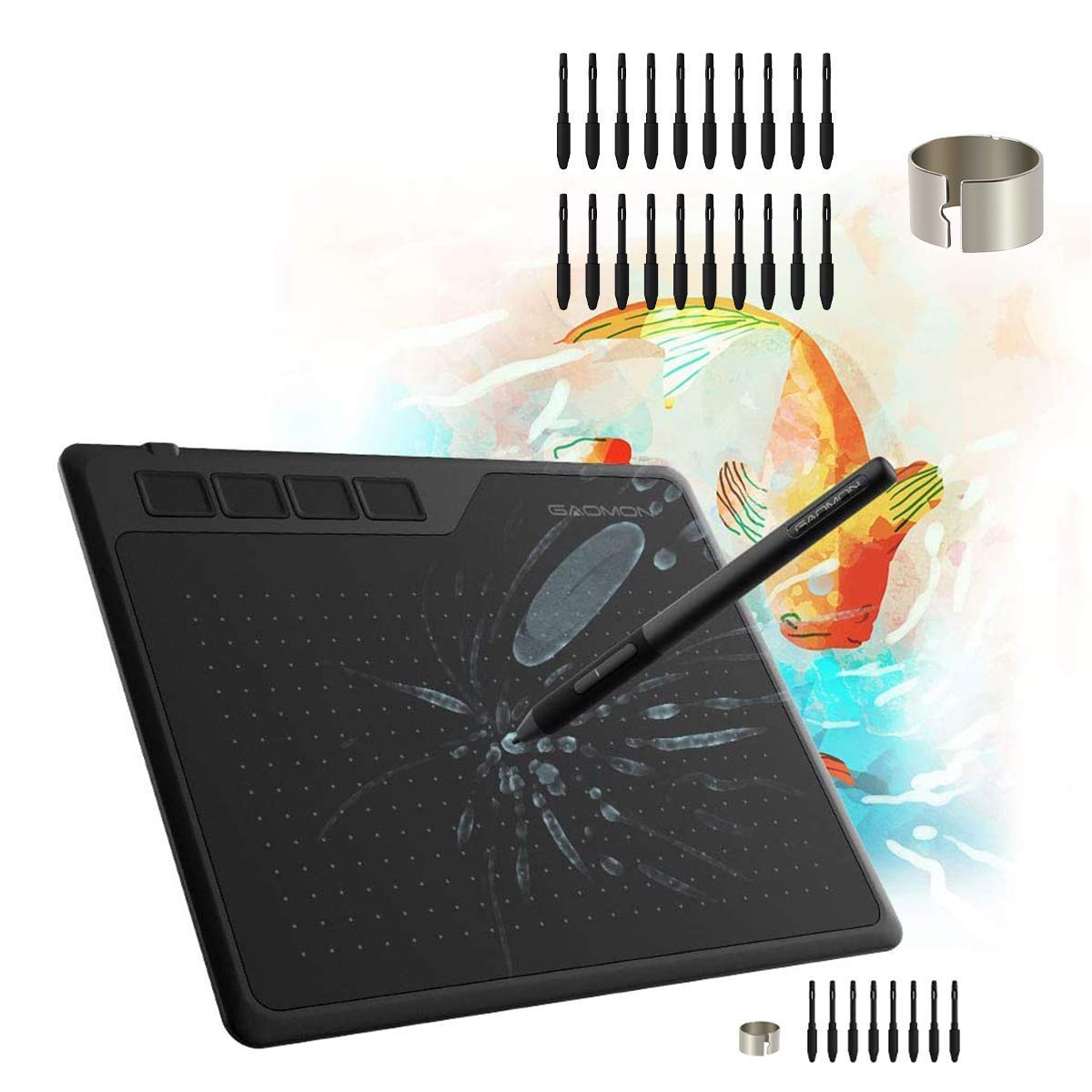 Mua S620 Pen Tablet & 20 Pen NIBS- Graphics Drawing Tablet for Digital ...
