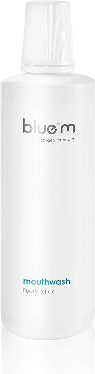 BlueM Daily Oral Rinse Mouthwash Fluoride Free and Alcohol Free – Fresh ...