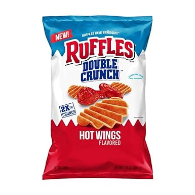 Amazon.com: Ruffles® Double Crunch Hot Wings Potato Chips, 1.375 ounce ...