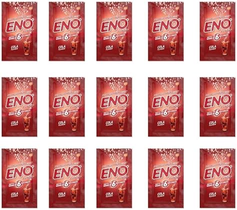 DMG Select ENO Fruit Salt Cola Flavour Fizz | 5g Sachets, Pack of 15 ...