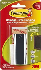 Command Large Universal Frame Hanger, 3-Hangers, 6-Strips, 6-Frame ...