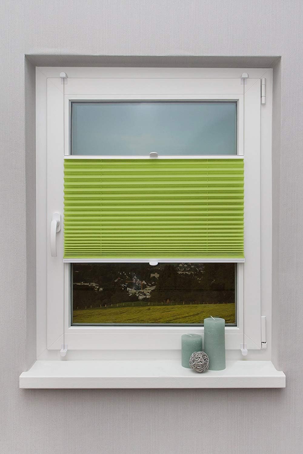 Amazon.de: metablo Plissee mit Klemmträgern Größen einfache und ...