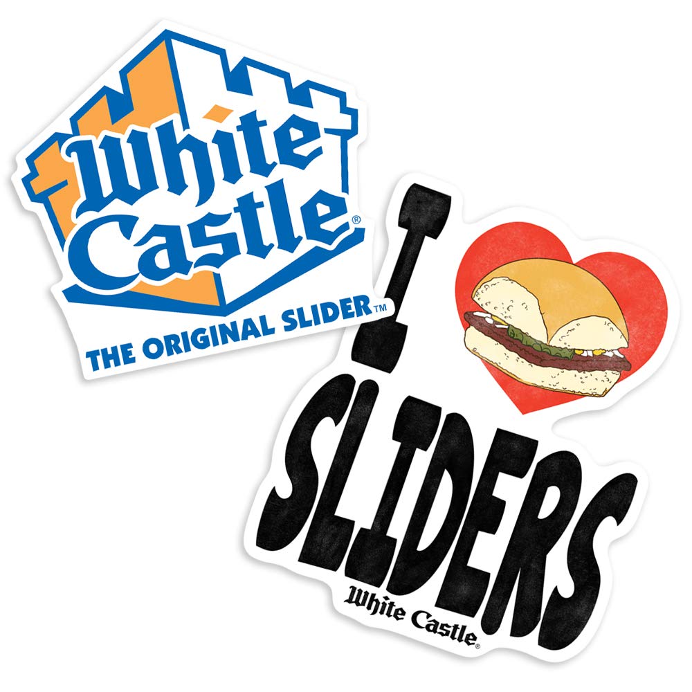 Amazon.com: Popfunk White Castle I Heart Sliders Collectible Stickers ...