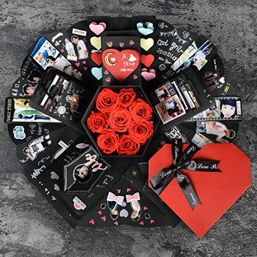 Koogel Explosion Box Set, Finished Product Heart-Shaped Explosion Gift ...